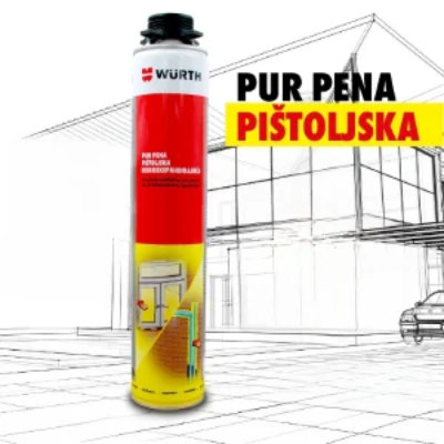Wurth eShop | 4 paketa dva vrste WURTH pur pena