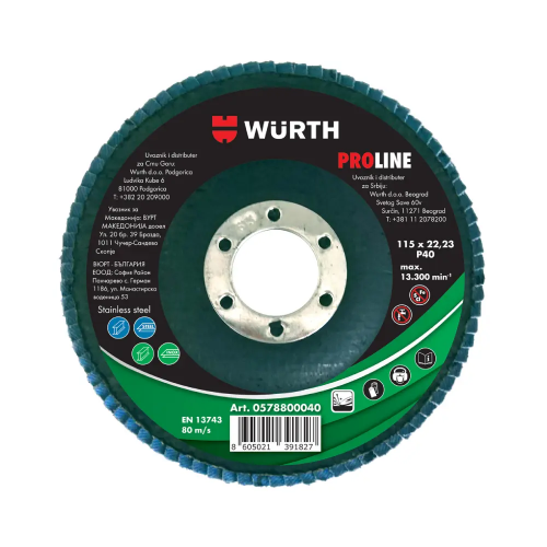 Wurth eShop | Lamelarni brusni disk PRO LINE